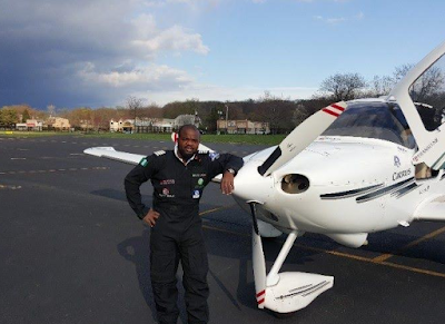 Nigerian Pilot fulfills his life-long ambition of becoming the first ...