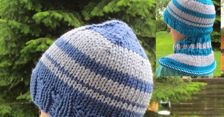 Winterset für Kinder - Mütze und Loop Strickanleitung