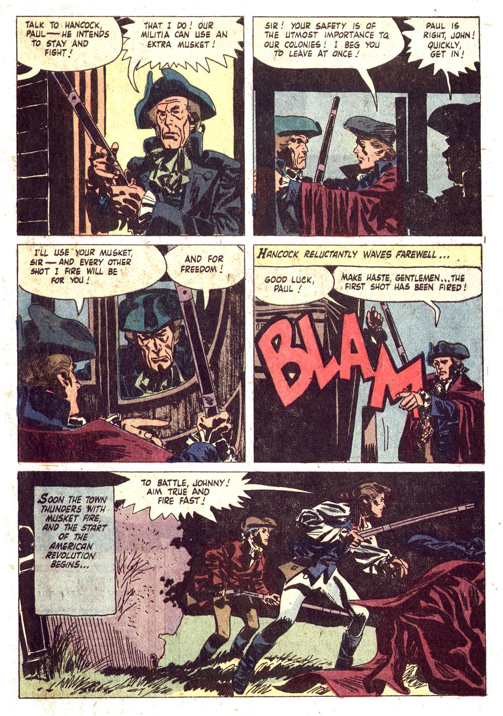 The ALEX TOTH archives: TOTH - FOUR COLOR COMICS 0822-Paul Revere's ...