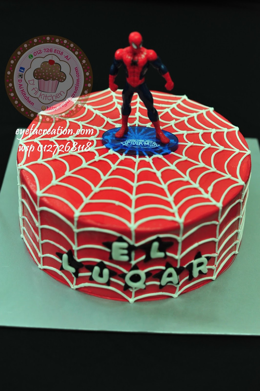 D' Ai Kitchen: Kek Spiderman