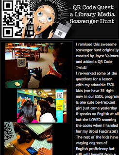 Up 2 Notches: QR Codes in the Classroom