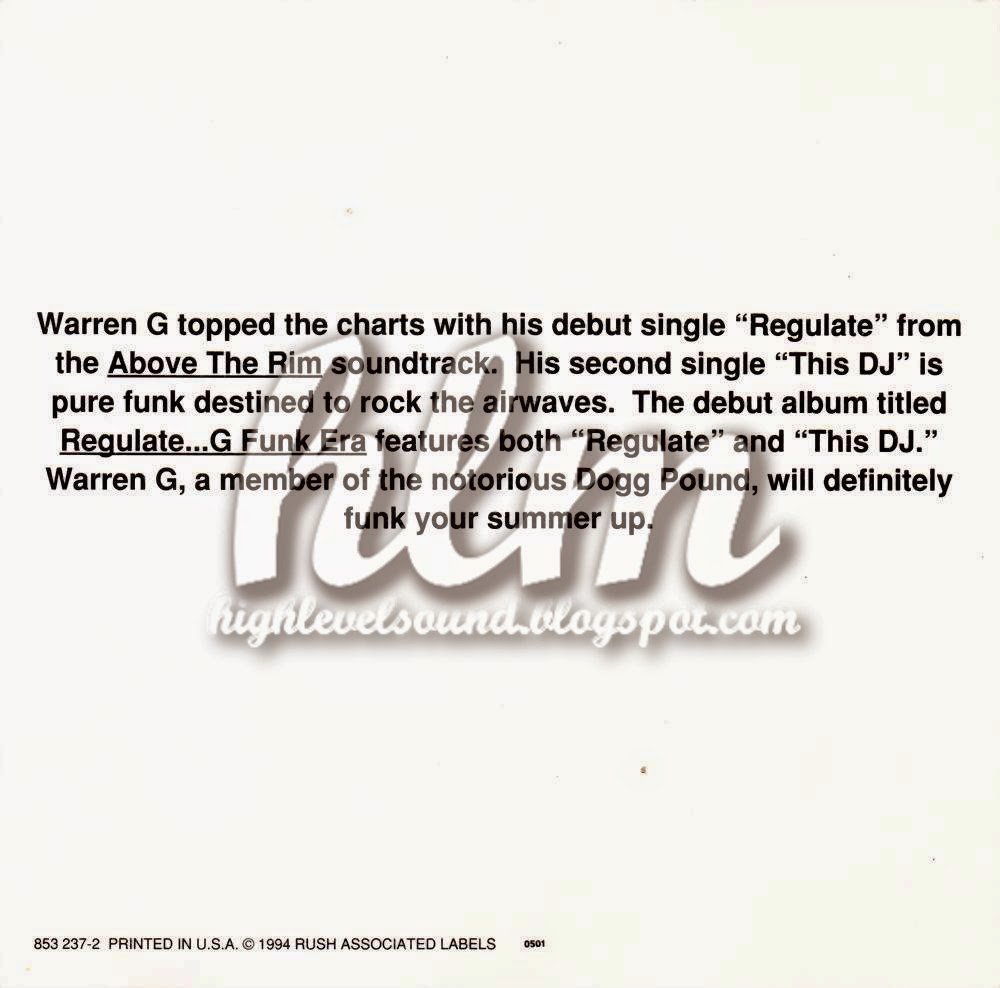 highest level of music: Warren G - This D.J.-(CDM)-1994-hlm