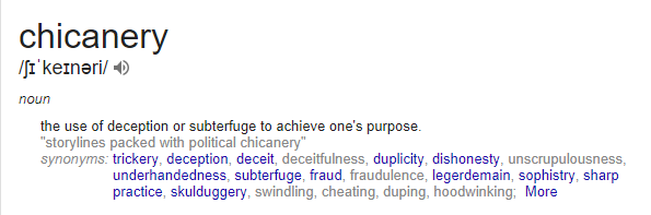 Chicanery – Learn English: Lesson 1