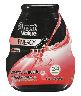 CAFFEINE!: Review for Great Value Energy Drink Enhancer--Cherry Limeade