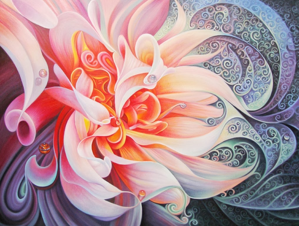 Arte abstracto flores - Imagui