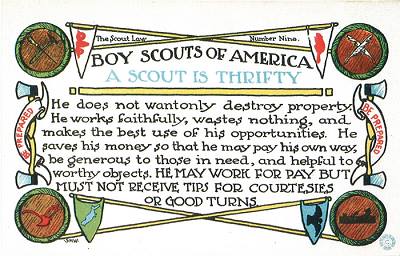 Cub Scout Pack 1910, Keller, TX: A Scout is Thrifty