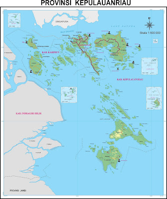 Peta Provinsi Kepulauan Riau