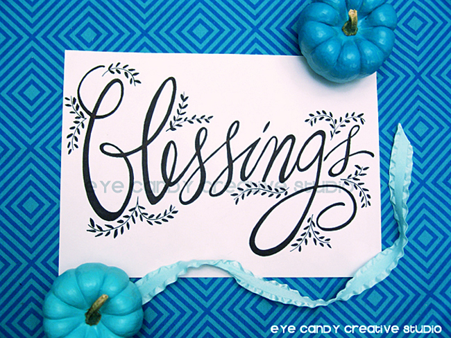 Eye Candy Creative Studio: ART PRINT :: Blessings