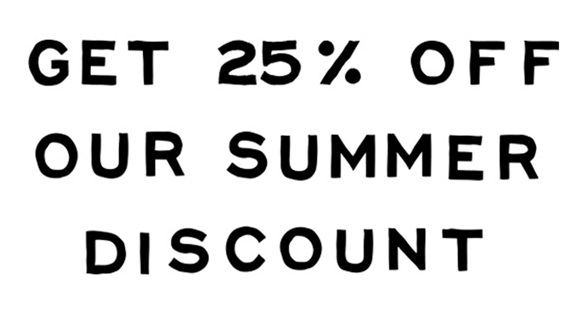 5PREVIEW ARCHIVE BLOG: SUMMER SALE: EXTRA 25% OFF!!!!