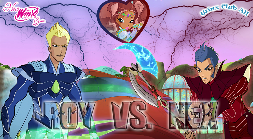 Winx Club Barcelona: ¡¡NUEVO POSTER DE ROY Y NEX PELEANDOSE POR AISHA!!
