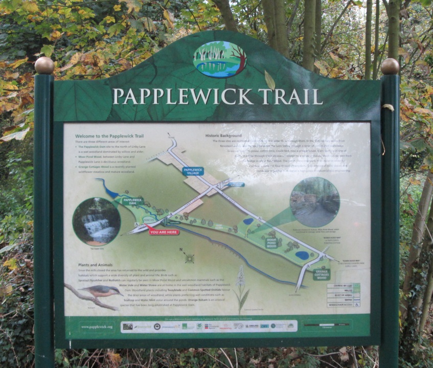 Vale of Belvoir Ramblers: Papplewick, 30th October 2016