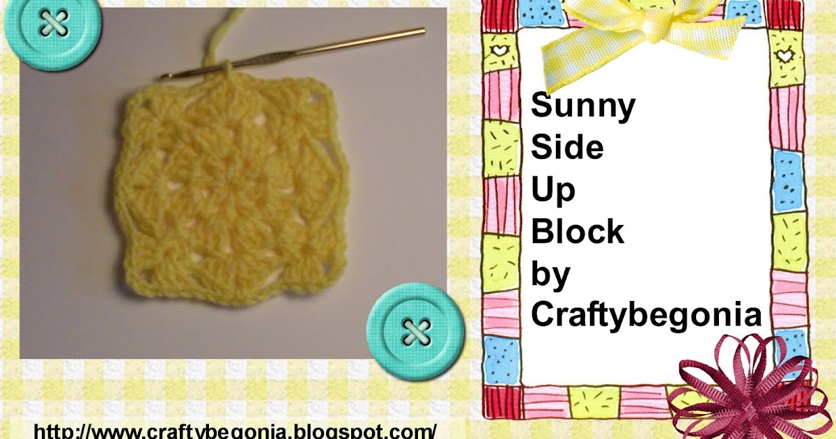 Craftybegonia: Sunny Side Up Block