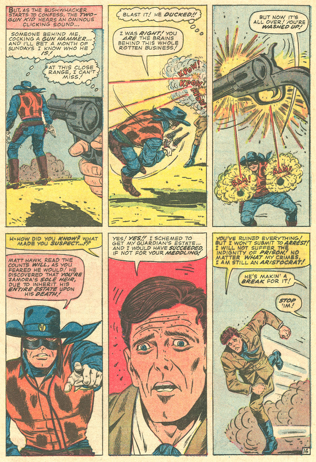 Four-Color Shadows: Two-Gun Kid-Dick Ayers/Bill Everett-1966