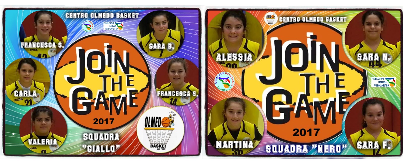 CENTRO OLMEDO BASKET A.S.D.: JOIN THE GAME 2017