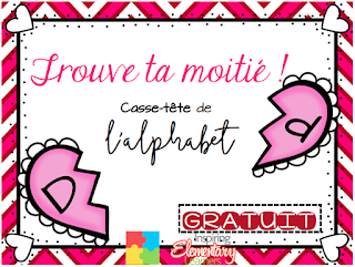 Ressources en français: GRATUIT Trouve ta moitié - l'alphabet ...