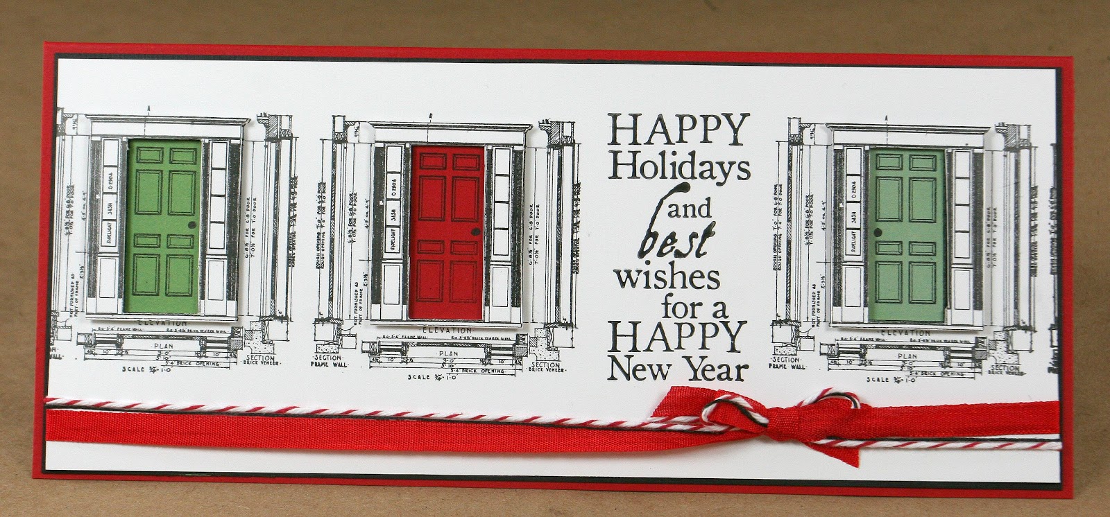 Kay's Keepsakes: Handmade Holiday Door Card