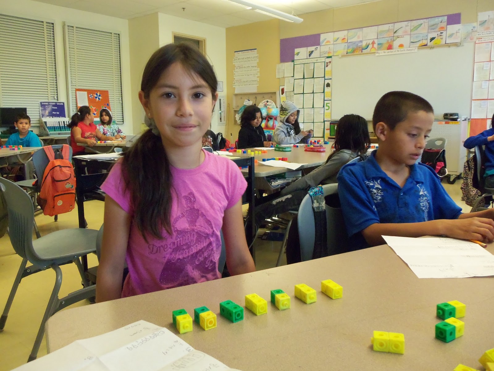 Mom and Me Math Activities: 4.NF.B.4 Multiplying Fractions with Snap Cubes