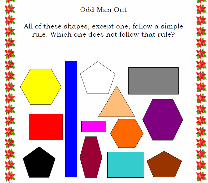 Curmudgeon: Odd Man Out Puzzle