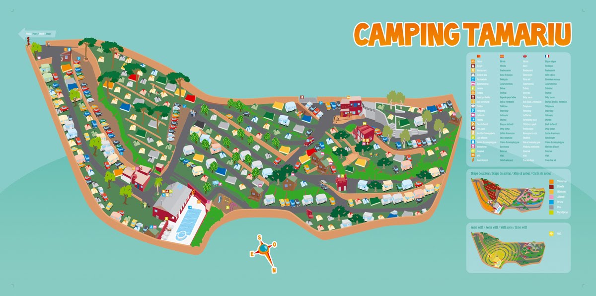 i can't wait to hear you scream ☠: mapa per al camping de tamariu