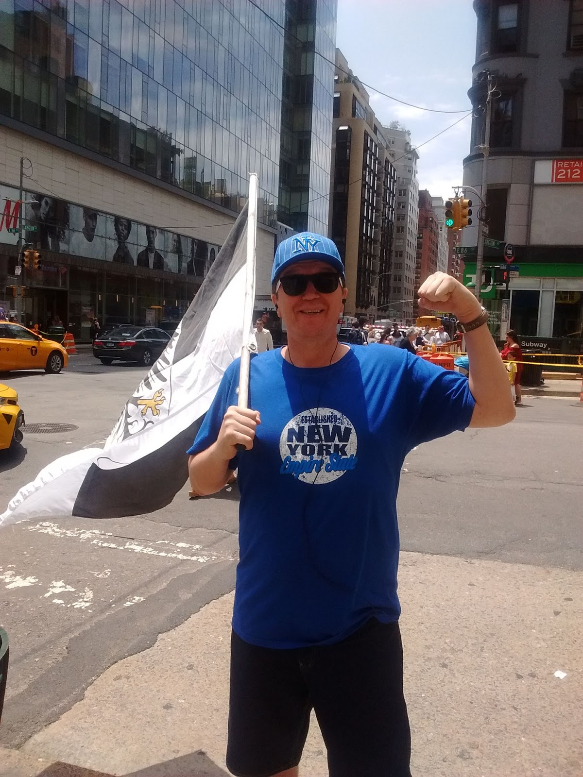 Baltic Republican Party: Picketing in New York City.