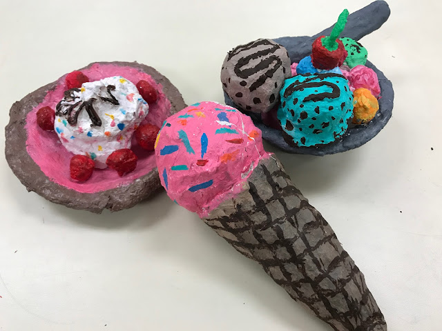 The Helpful Art Teacher: Food Art Sculptures: Innovative Dessert Designs