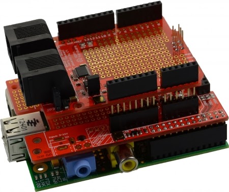 RPi-ShieldBridge - un 100% compatible Arduino sur un shield Raspberry ...