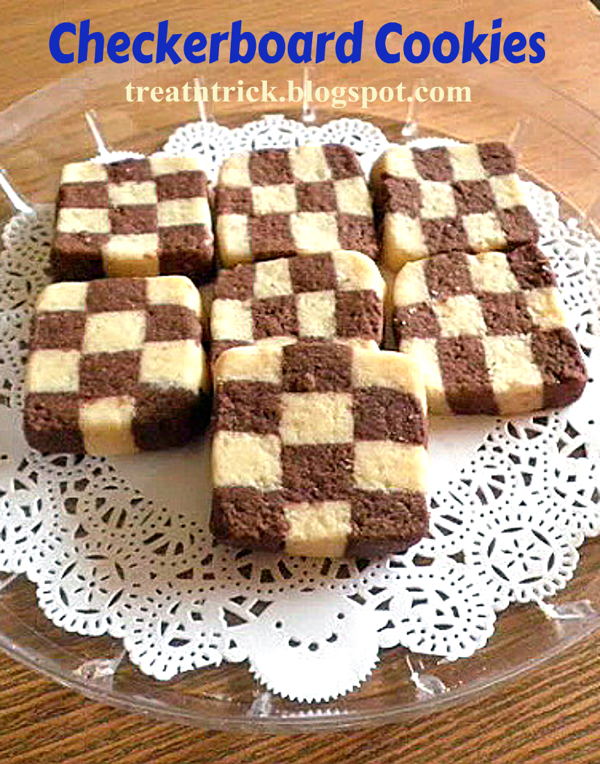 TREAT & TRICK: CHECKERBOARD COOKIES