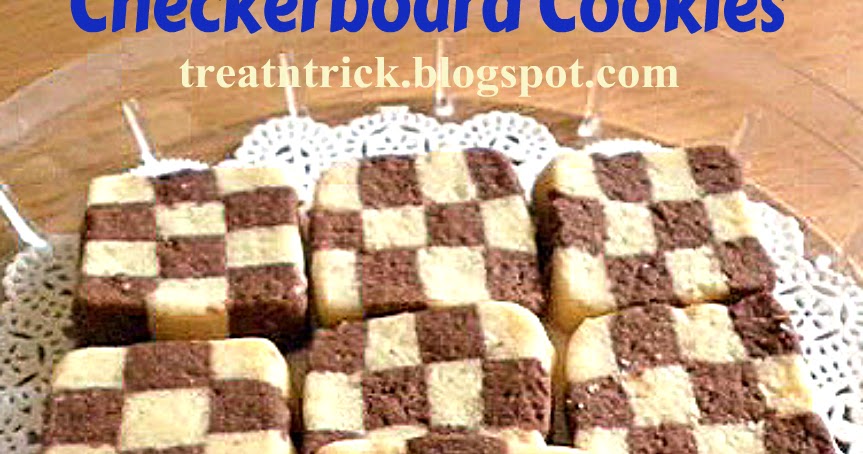 TREAT & TRICK: CHECKERBOARD COOKIES