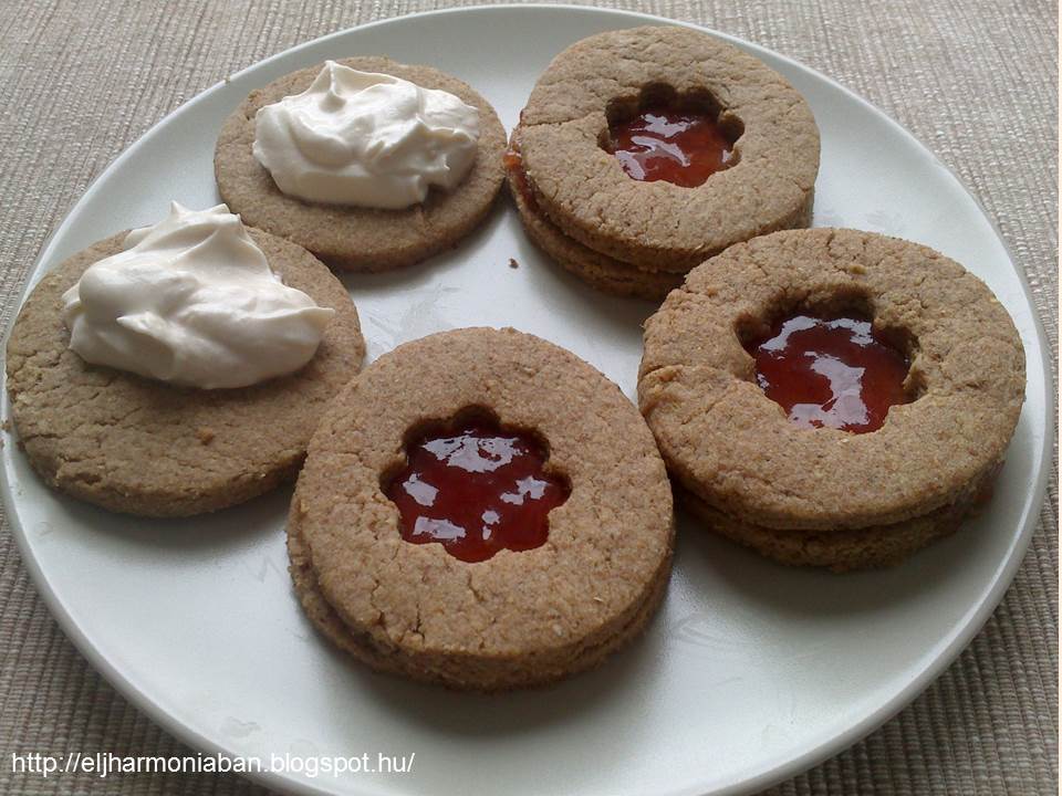 Teljes kiörlésű, tojásmentes linzer