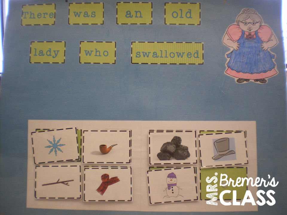 Sequencing With Pete the Cat and the Old Lady Who Swallowed... | Mrs ...
