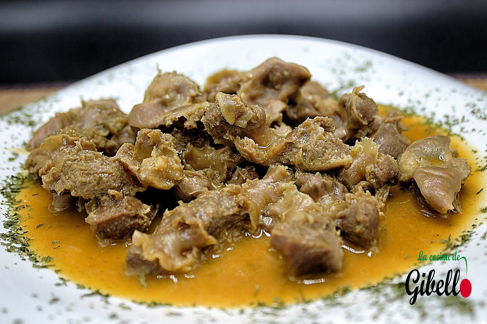 La cocina de Gibello: Mollejas de pollo en salsa