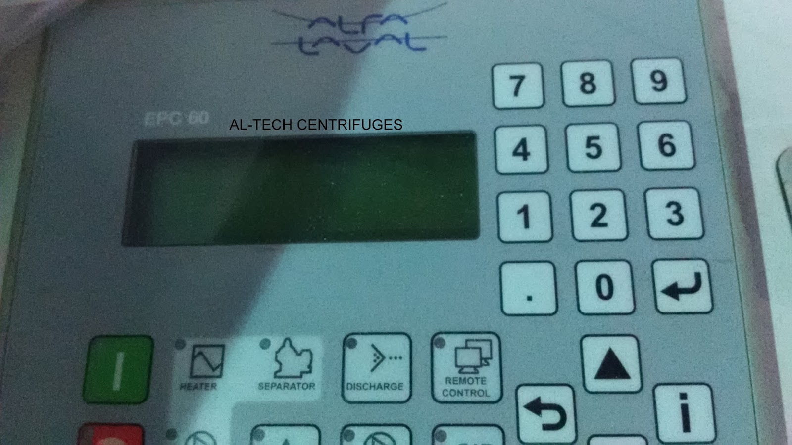 AL-TECH CENTRIFUGES : ALFA LAVAL EPC 60