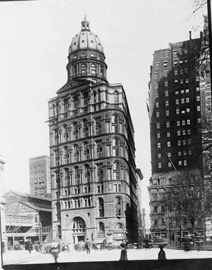 Daytonian in Manhattan: The Lost Pulitzer Building -- Nos. 53-63 Park Row