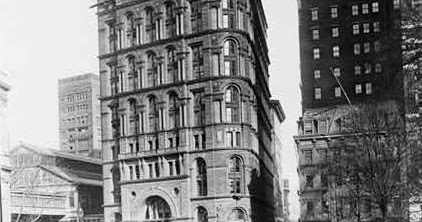 Daytonian in Manhattan: The Lost Pulitzer Building -- Nos. 53-63 Park Row