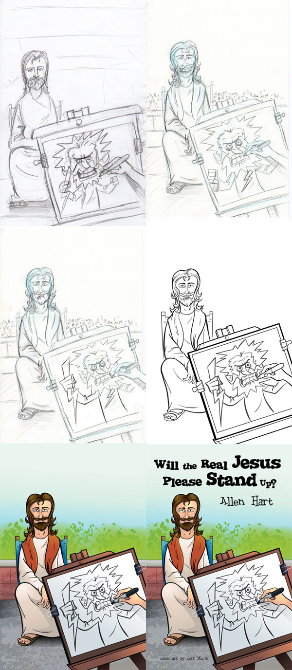 Jeff's Draw Blog: Jesus Book Cover
