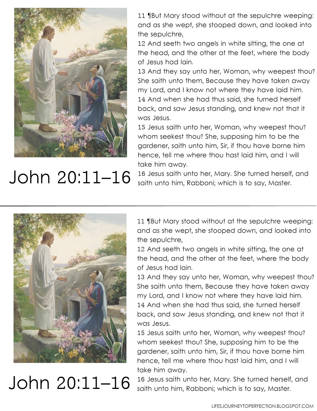 Life's Journey To Perfection: LDS Sharing Time December 2014 Week 1 ...