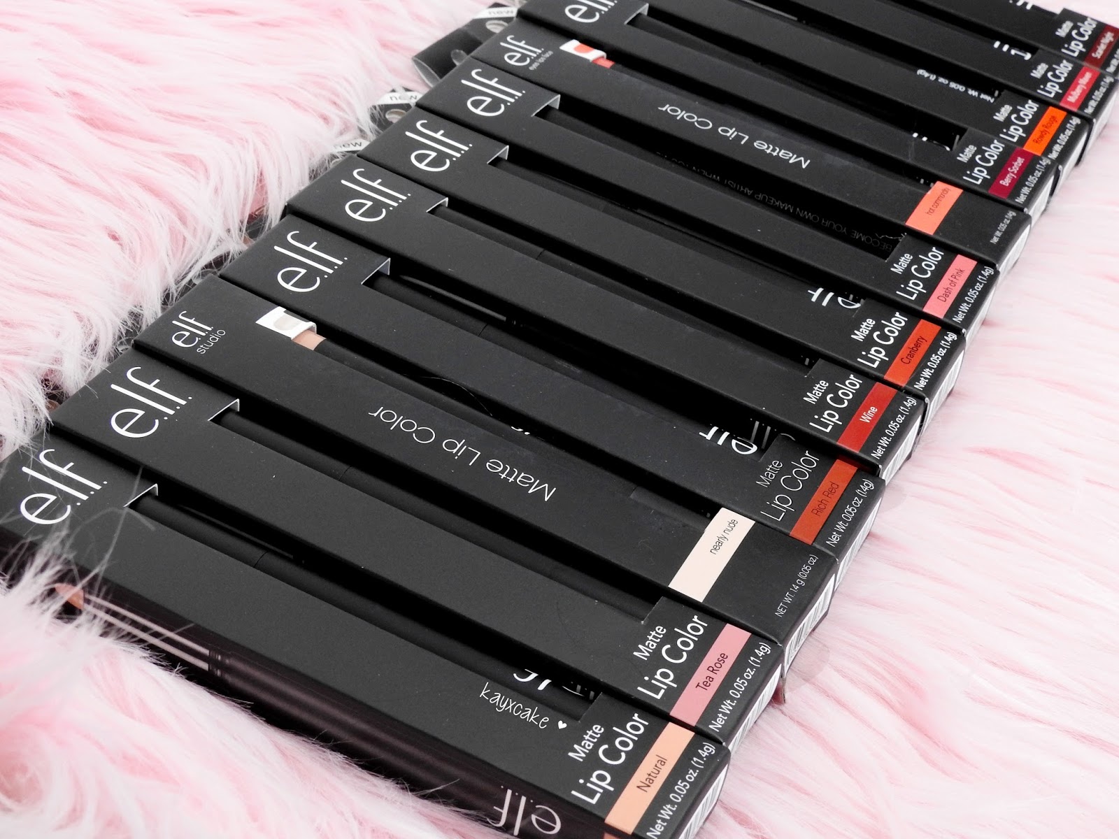 Kay Cake Beauty: ELF Matte Lip Collection: Collector's Edition ♡ ft. 12 ...