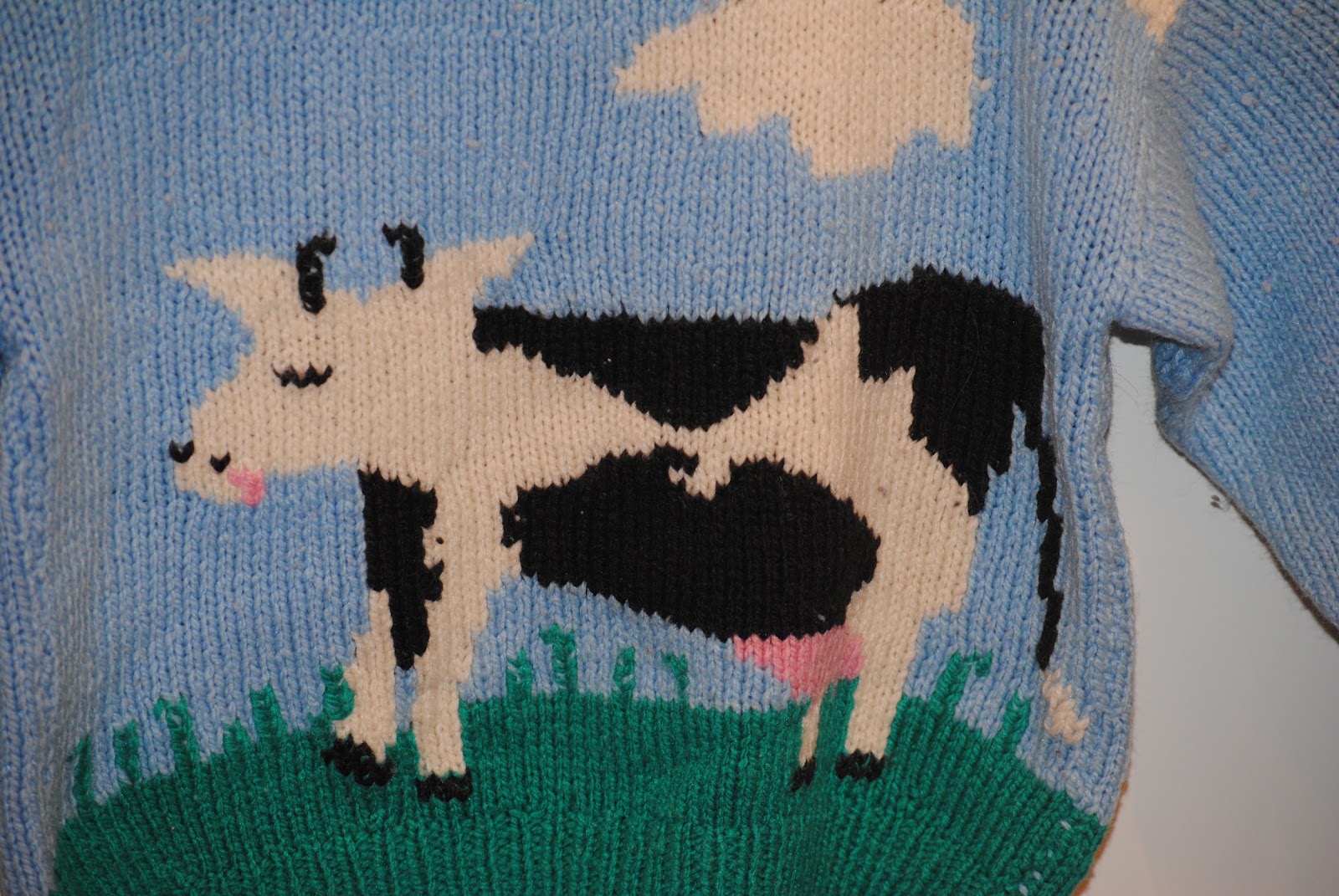 RAZMATAZ: Vintage Cow Sweater