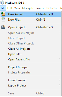 Cara Membuat Project Baru NetBeans IDE ~ JAVA IRFAN
