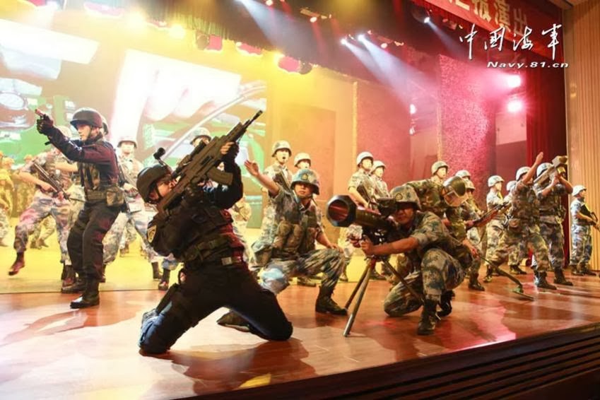 China Defense Blog: ZH-05 OICW seen with the PLA Marine SpOps