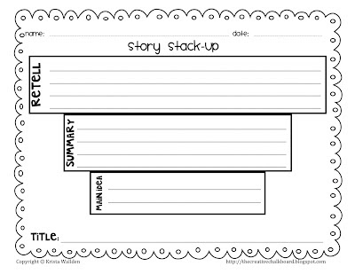 The Creative Chalkboard: Day 1 {Freebie} Story Funnels for Retell vs ...