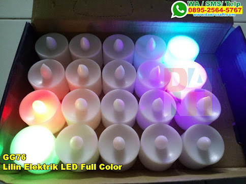 Lilin Elektrik LED Full Color | Souvenir Pernikahan