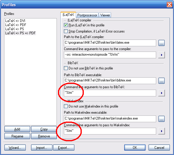 Aprendiendo LaTeX: Errores con TeXnicCenter