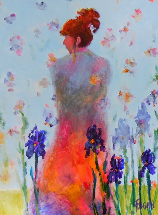 Contemporary Artists of Indiana: "Gladys with Butterflies" artist Fagan ...