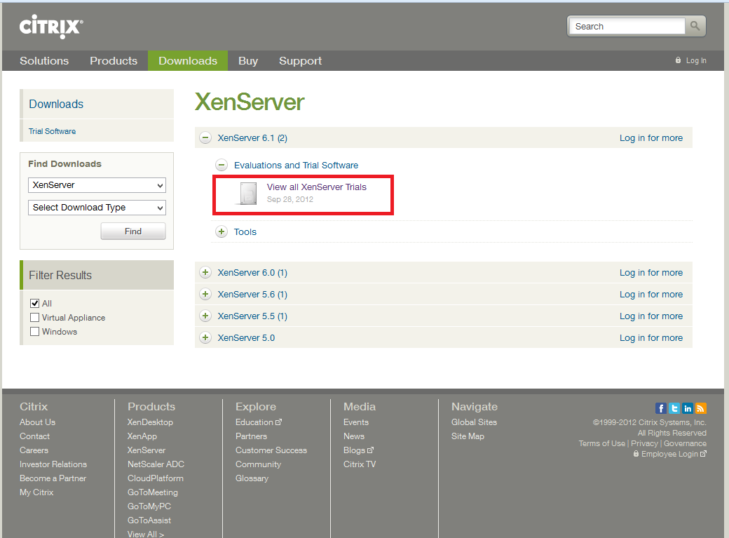 XenServer: Migrate to XenServer 6.1 | Virtualizze