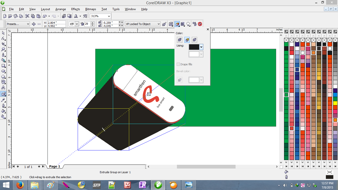 Cara Mudah Membuat Flat Design Di CorelDRAW | Blog Tekno