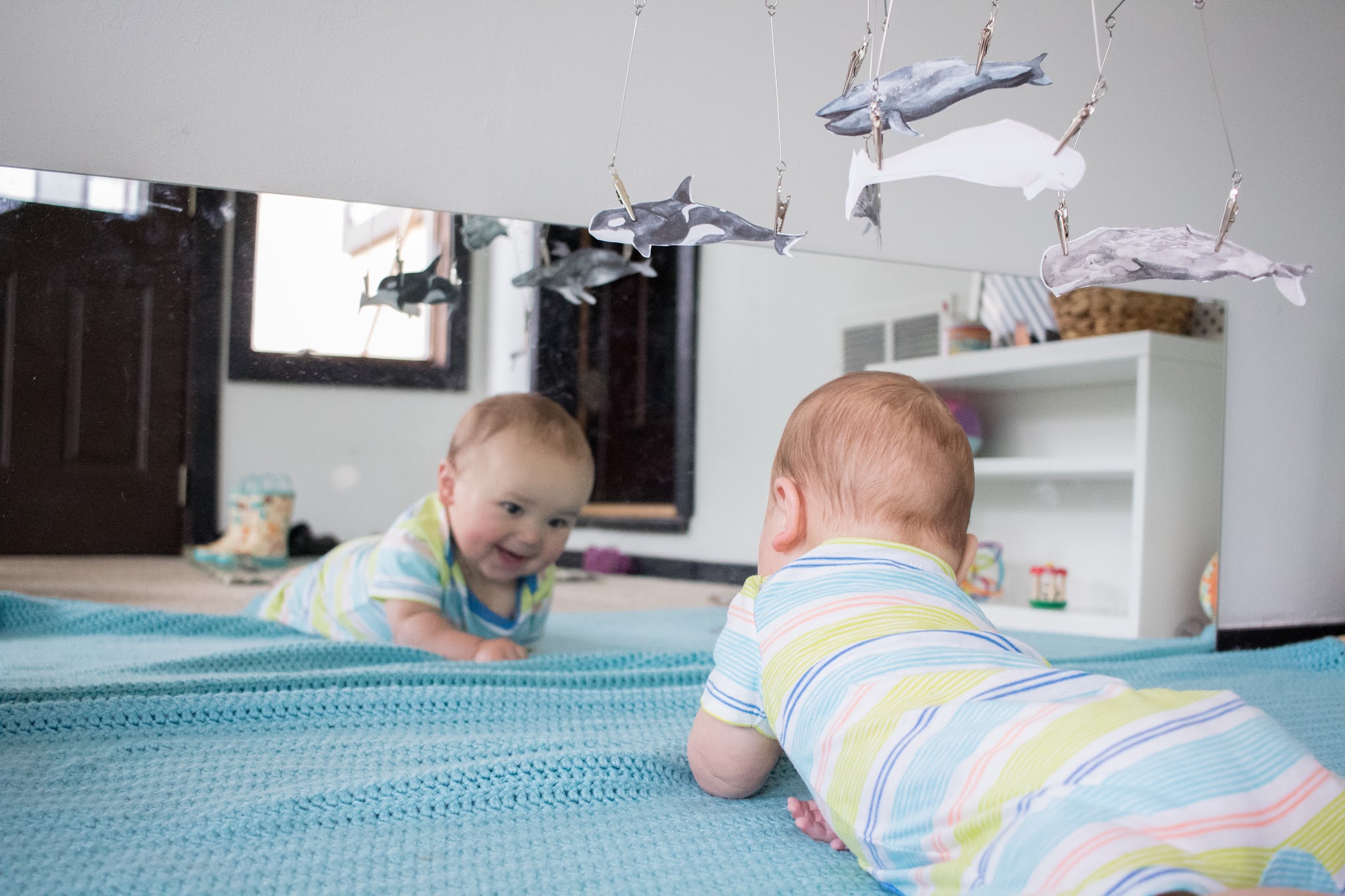 Babies and Mirrors -- Montessori Baby Week 25