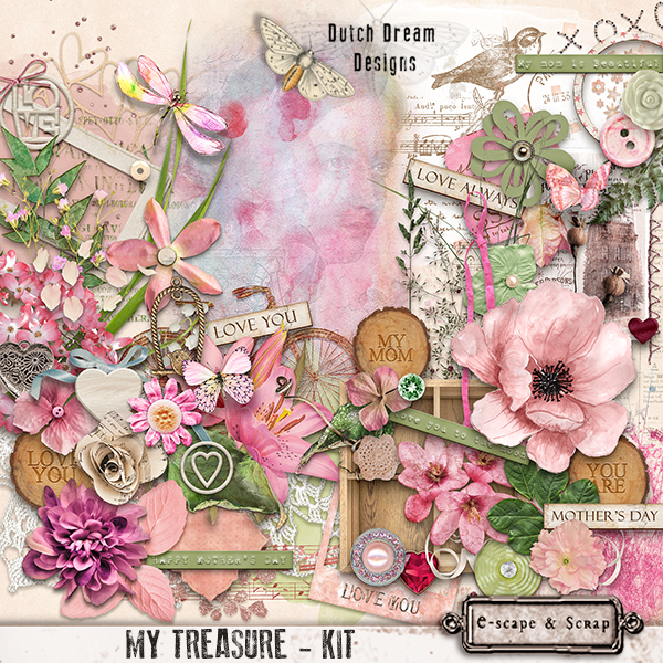 E-scape and Scrap: QP & CLUSTER FREEBIE for you