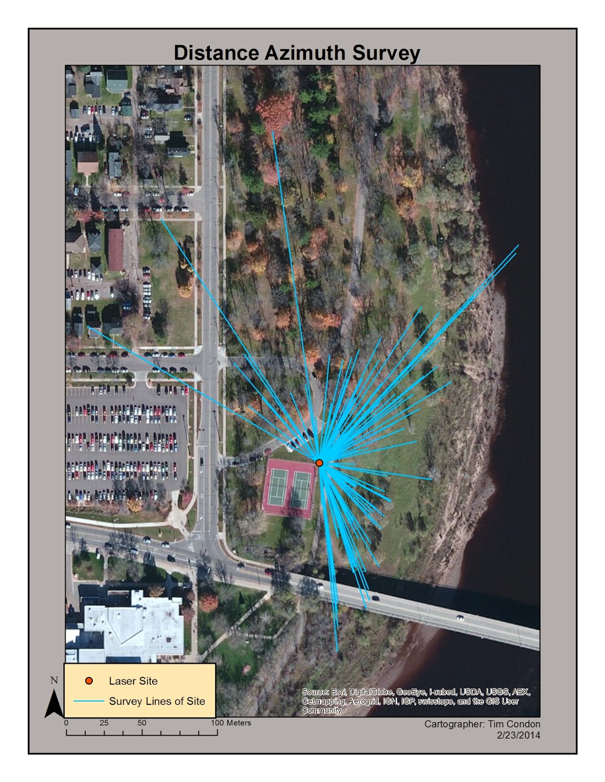 Geospatial Field Methods (Tim Condon): Field Activity 4: Distance ...