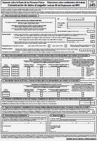 Una empresa de servicios: Modelo 145